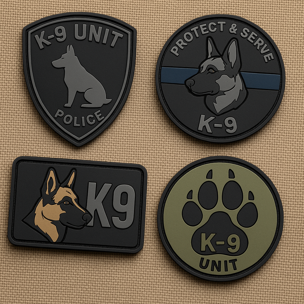 Custom K9 Unit PVC Patches – K9 Graphics